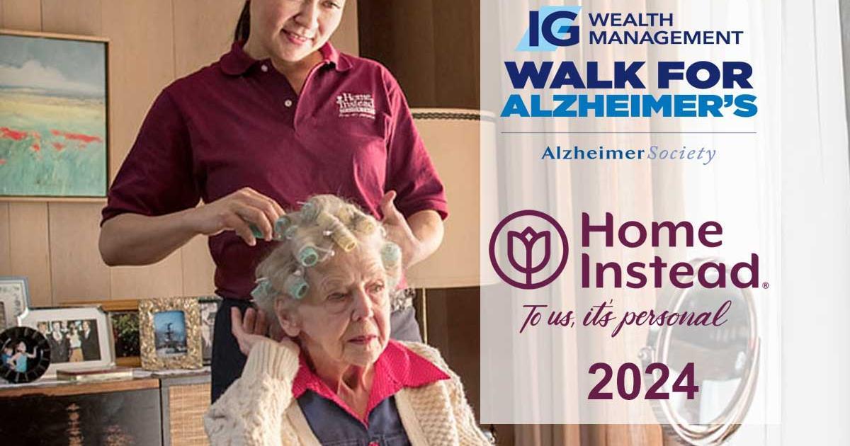 Support Alzheimer’s Care: Walk with Home Instead Grimsby 2024